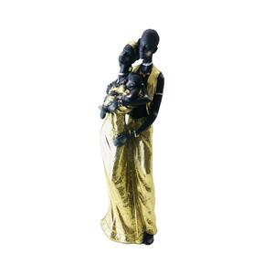 Estatueta De Resina Elby Família Africana 35cm | Leroy Merlin