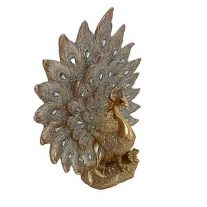 Estatueta De Resina Elby Pavão 23cm | Leroy Merlin