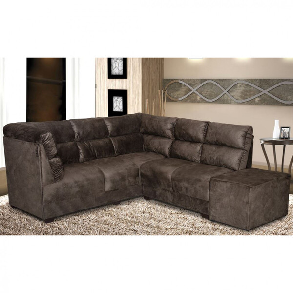 Estofado De Canto Parana Com Puff 4037 | Leroy Merlin