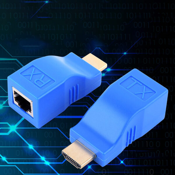 Extensor Hdmi 3d 30 Metros Via Cabo De Rede Utp Rj45 Cat5e/6 | Leroy Merlin