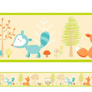 Faixa Decorativa Animais Da Floresta | Leroy Merlin