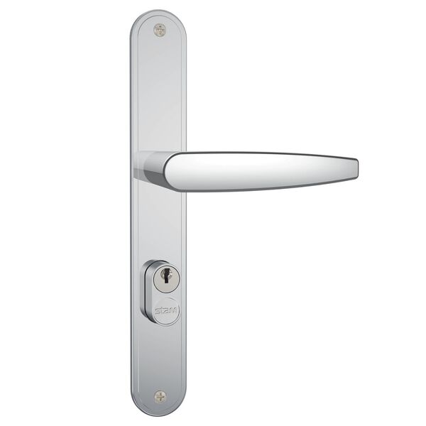 Fechadura Porta Portão Ferro Alumínio Stam 601 Inox Cromada | Leroy Merlin