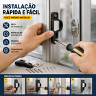 Fecho Japones Caracol Trinco 751 Direito Nylon Preto Contra Aluminio ...