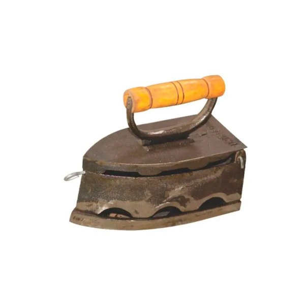Ferro Passar Roupa A Brasa 7 Furos Alça Madeira 20x10x15 5cm | Leroy Merlin