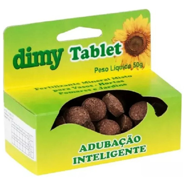 Fertilizante Adubo Mineral Misto Dimy Tablet Jardim 50g | Leroy Merlin
