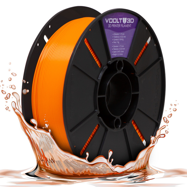 Filamento Pla Laranja Premium 1kg - Voolt3d Oficial | Leroy Merlin