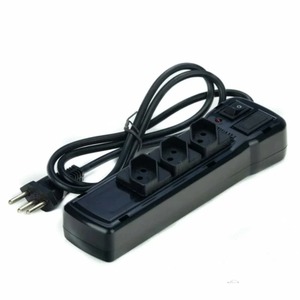 Filtro De Linha 3 Tomadas Preto Fiolux | Leroy Merlin