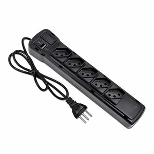 Filtro De Linha 5 Tomadas Preto Fiolux Bivolt | Leroy Merlin