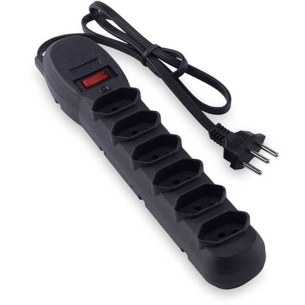 Filtro De Linha 6 Tomadas 5006 Force Line | Leroy Merlin