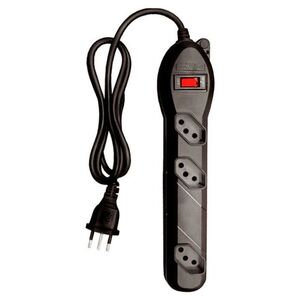 Filtro De Linha Qualitronix 3 Tomadas Bivolt Preto - Qfl3 | Leroy Merlin