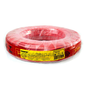 Fio Cabo Elétrico 6mm Techfio Flexível 750v Vermelho Rolo Com 100 ...
