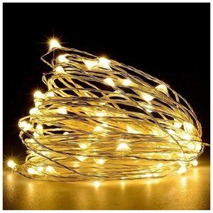 Fio De Fada 30 Lâmpadas Cordão Luz Led Amarelo 3 Metros | Leroy Merlin