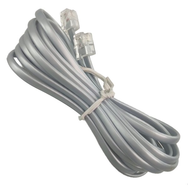 Fio Telefonico Cabo Rj11 3 Metros Telefone Fixo Extensao Resistente ...