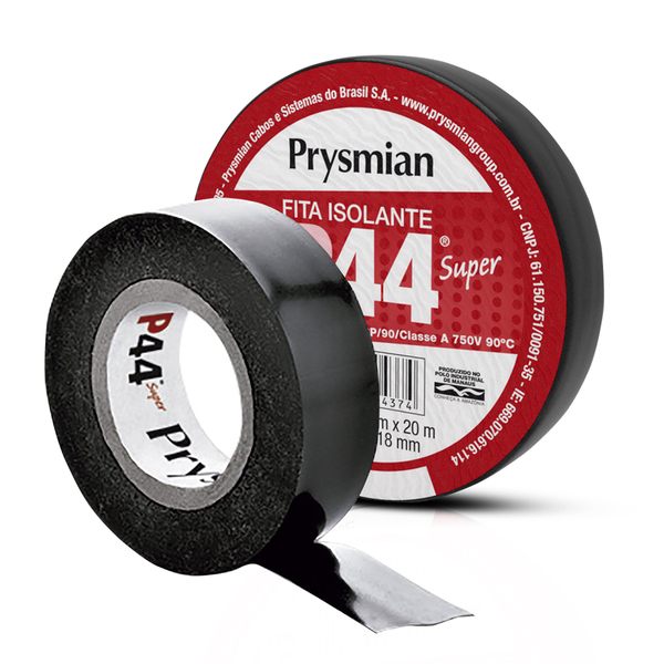 Fita Isolante P44 Super 19mm X 20 Metros 750v Prysmian | Leroy Merlin
