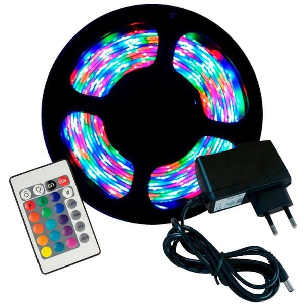 Fita Led Rgb Colorida Com Controle E Fonte | Leroy Merlin