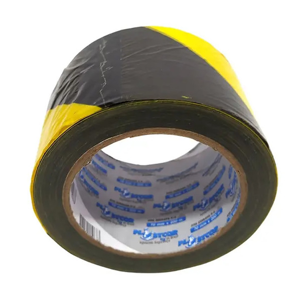 Fita Zebrada Preta/amarela 70mm X 200m | Leroy Merlin