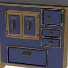 Fogao A Lenha Venax Gii N 1 Renaissance Premium Azul | Leroy Merlin