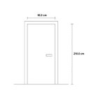 Folha De Porta De Madeira 210x90cm Espessura 3,5cm Mmc Eucaplac Eucatex ...