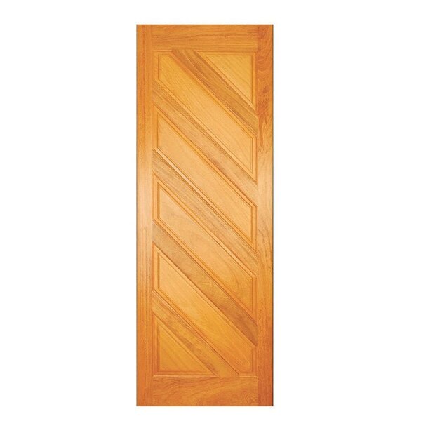 Folha De Porta Madeira Maciça 210x90cm Almofadas Diagonais Angelim ...