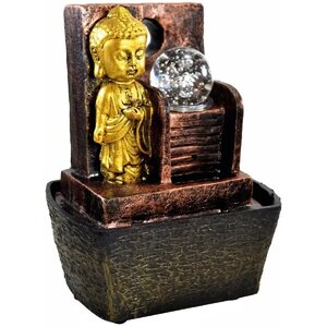 Fonte De Água Decorativa Cascata 2 Quedas Luz De Led - 220v | Leroy Merlin