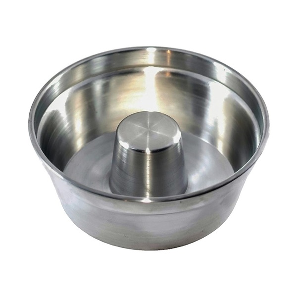 Forma Bolo Padaria Torta Pudim Alumínio Furo Com Canudo 14cm | Leroy Merlin