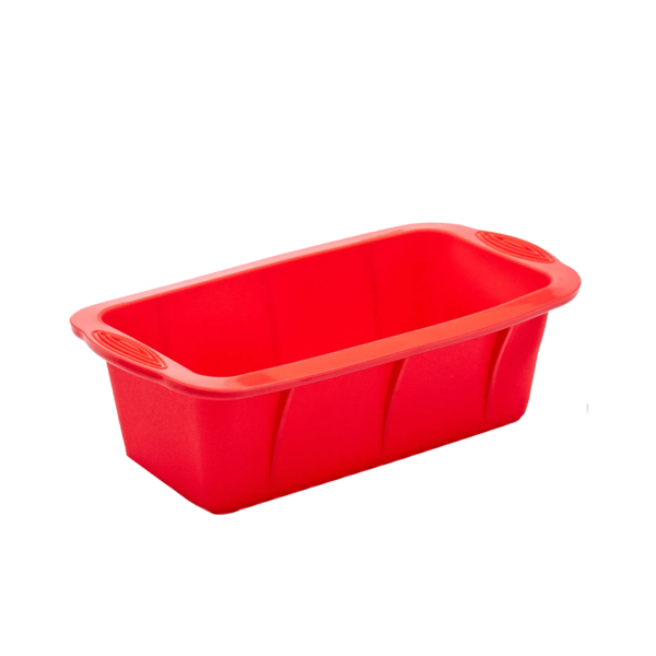 Forma De Silicone Retangular Para Bolo Tortas Maleável Antiaderente ...