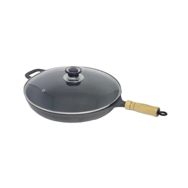 Frigideira Alta Antiaderente Cabo Tampa Vidro 30cm Espátula | Leroy Merlin