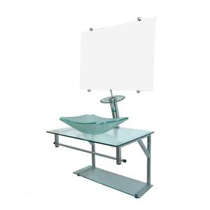 Gabinete Incolor 60cm De Vidro Para Banheiro - Cc38 - Dahora | Leroy Merlin