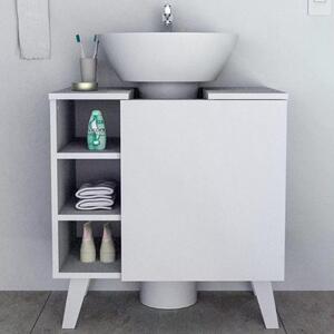Gabinete Para Pia De Banheiro Bac5000 Branco Apt Milani Store | Leroy ...