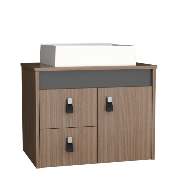 Gabinete Suspenso E Cuba Para Banheiro Tech 2g 60 Cm | Leroy Merlin