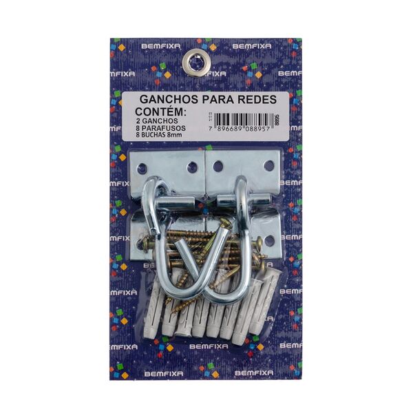 Gancho Para Rede Em Aço - Bemfixa | Leroy Merlin