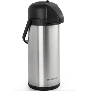 Garrafa Termica Aço Inox Pressao 3 Litros Termopro | Leroy Merlin