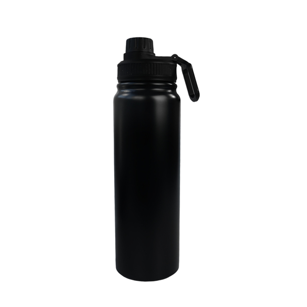 Garrafa Térmica Preta 800ml Água Quente/frio Inox Com Alça | Leroy Merlin