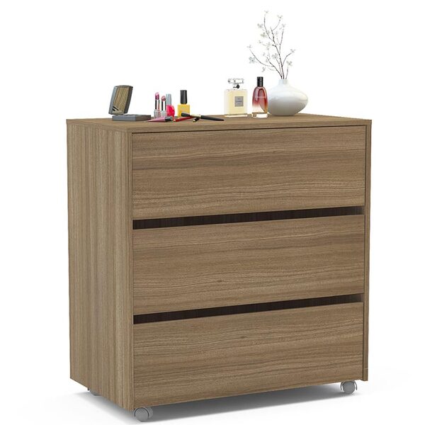 Gaveteiro Diamante 150265 - Politorno - Castanho | Leroy Merlin