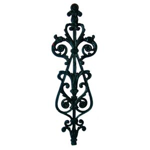 Grade Em Ferro Fundido Cerca Jardim Sacada Varanda 24x86cm | Leroy Merlin