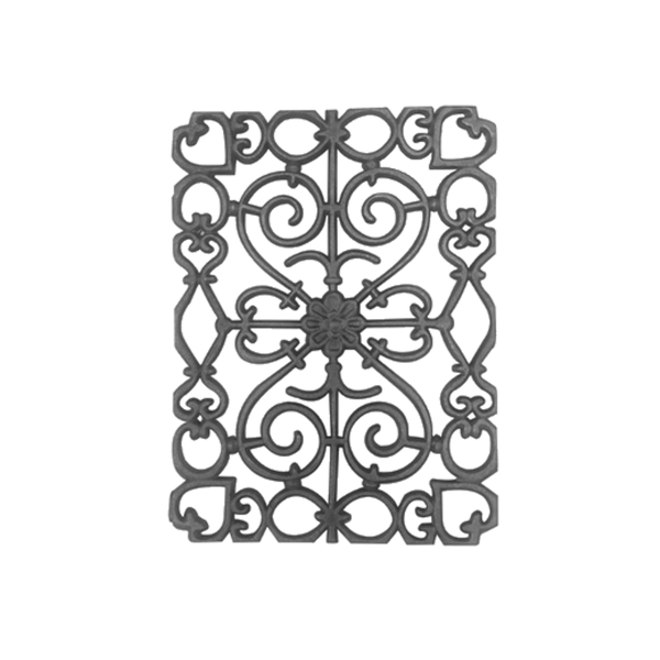 Grade Ferro Fundido Ramadinha Sacada Varanda Escada 45x33cm | Leroy Merlin