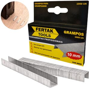 Grampo Tipo Reto Para Grampeador De Pressão Com 1000 Un | Fertak - 10mm ...