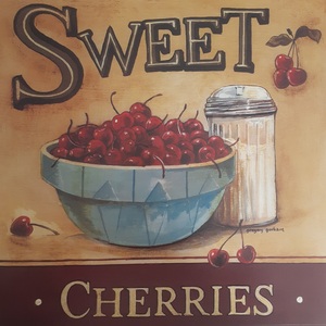 Gravura Da Coleção Cozinha Sweet Cherries 45 X 45 Cm | Leroy Merlin