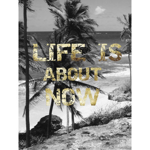 Poster Life Is Now 40x30cm Inspire | Leroy Merlin