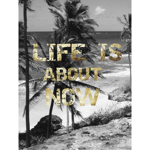 Poster Life Is Now 40x30cm Inspire | Leroy Merlin
