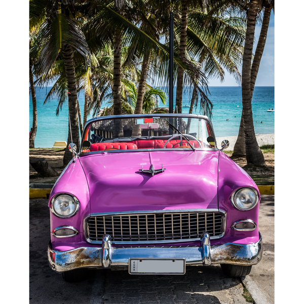 Poster Pink Car 30x24cm Inspire | Leroy Merlin