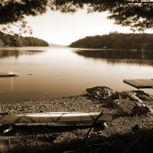 Poster Sepia Landscape 20x20cm Inspire | Leroy Merlin