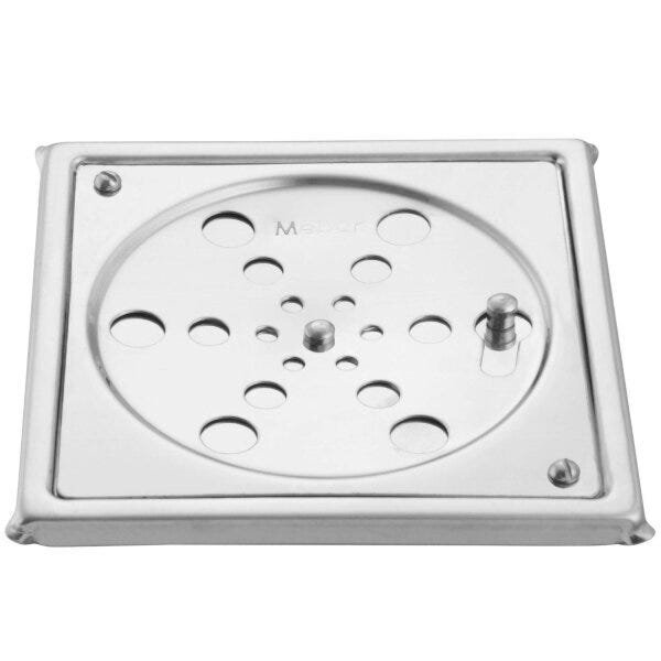 Grelha Fecho Caixilho Inox Quadrada 1415 C 15cm | Leroy Merlin