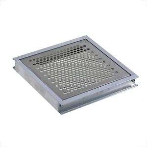 Grelha Ralo Linear Inox Perfurada Jjm 15x15 | Leroy Merlin