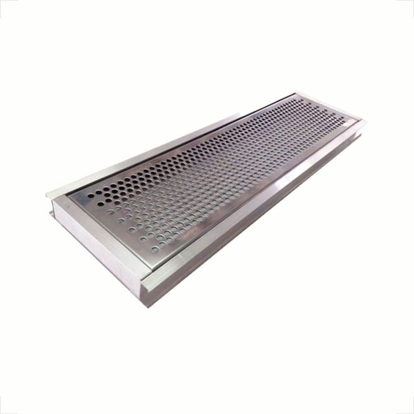 Grelha Ralo Linear Inox Perfurada Jjm 20x40 | Leroy Merlin