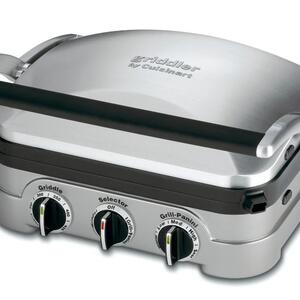 Grill Cuisinart Griddler Gr4-ncbr 5 Em 1 Em Aço Escovado 110v | Leroy ...