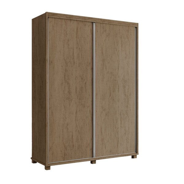 Guarda Roupa 2 Portas De Correr Solteiro Lisboa Mdf Moderno | Leroy Merlin