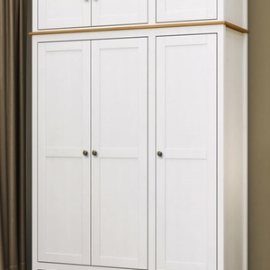 Guarda Roupa 3 Portas 2 Gavetas Topazio Com Maleiro - Branco | Leroy Merlin