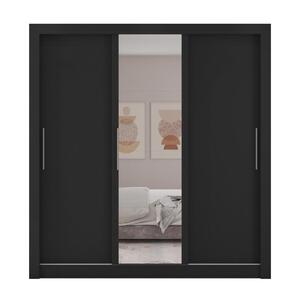 Guarda Roupa 3 Portas Com Espelho Rioja Preto | Leroy Merlin