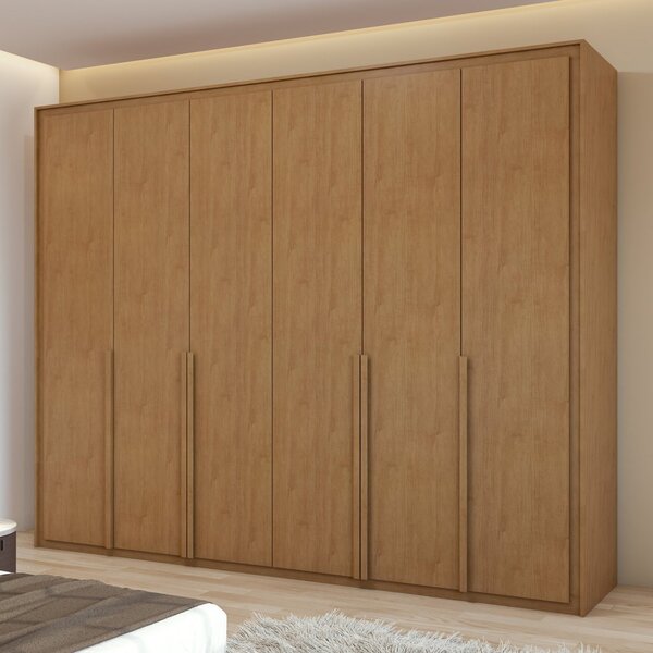 Guarda-roupa 6 Portas 6 Gavetas 100% Mdf Imperatore | Leroy Merlin